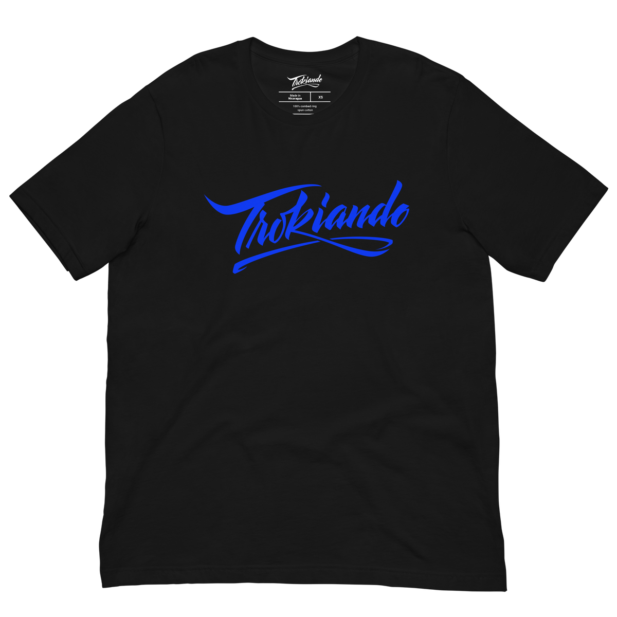 Blue Lettering Logo Shirt – Trokiando
