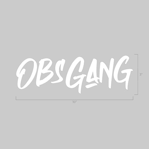 OBS GANG DECAL – Trokiando