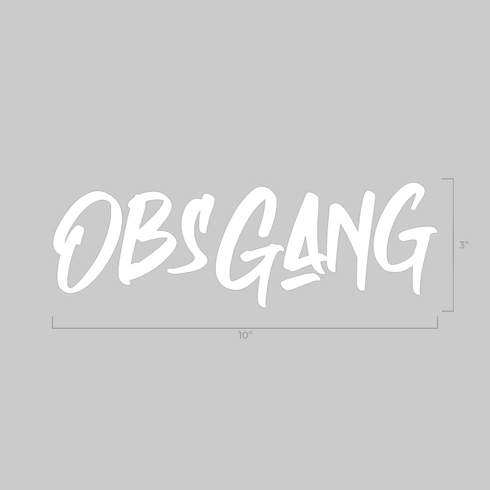 OBS GANG DECAL – Trokiando